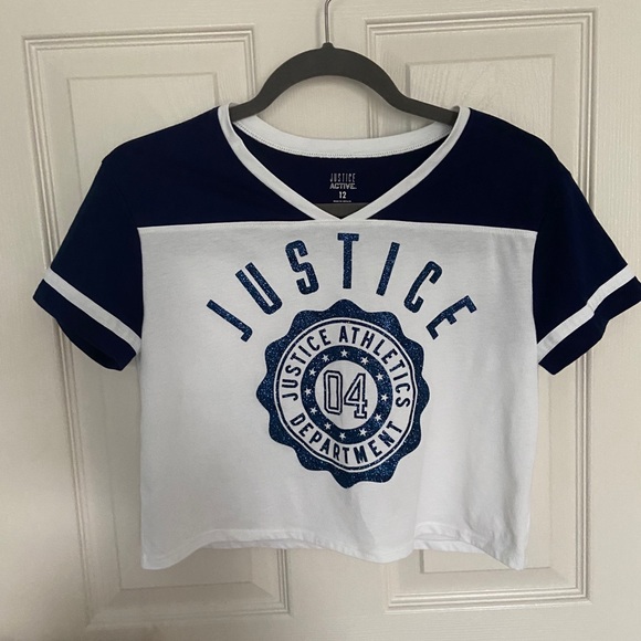Justice | Shirts & Tops | Justice Active Cropped Tee | Poshmark